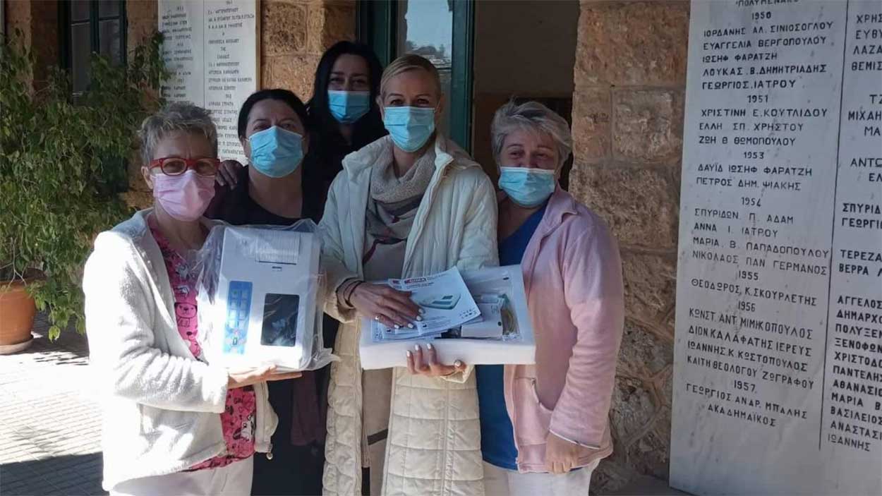 Παραδόθηκε ο καρδιογράφος του Ιδρύματος Vinci - Γηροκομείο Αθηνών